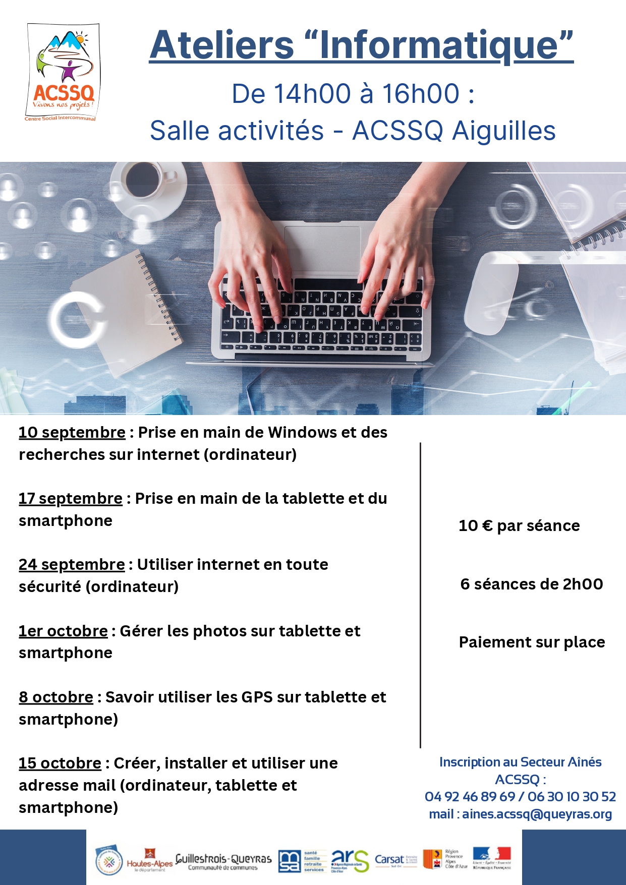 ATELIERS INFORMATIQUE - ACSSQ